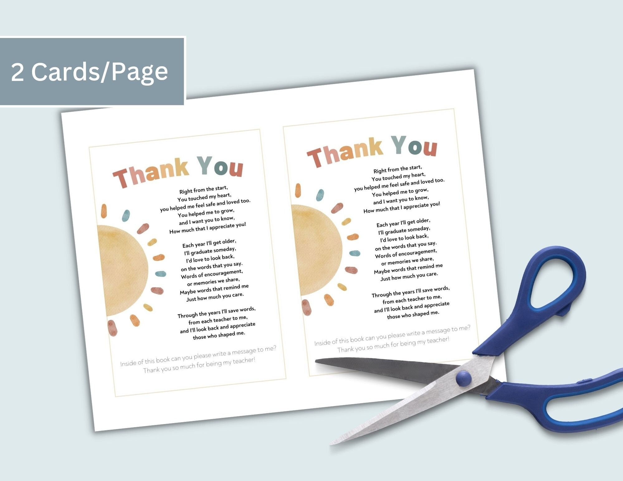 End of School Letter | Graduation Book Letter Printable | End of Year ...