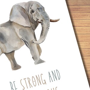 Safari Animal Christian Wall Art | Scripture Prints | Bible | Christian ...