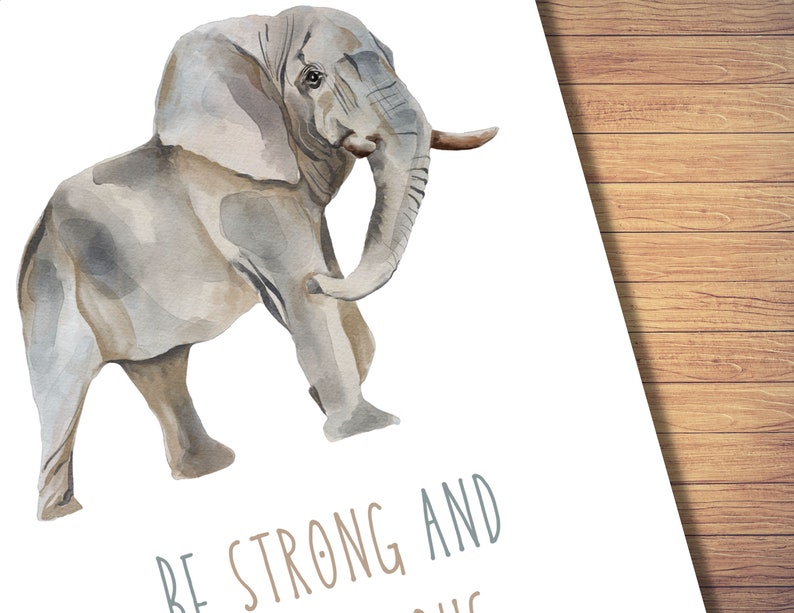 Safari Animal Christian Wall Art | Scripture Prints | Bible | Christian ...