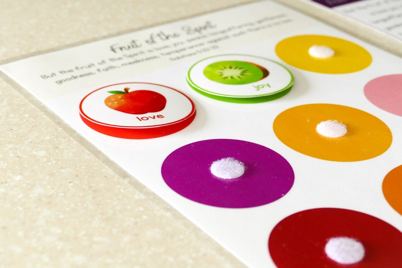Fruit of the Spirit | Busy Book | Bible Study | Sunday School Church ...