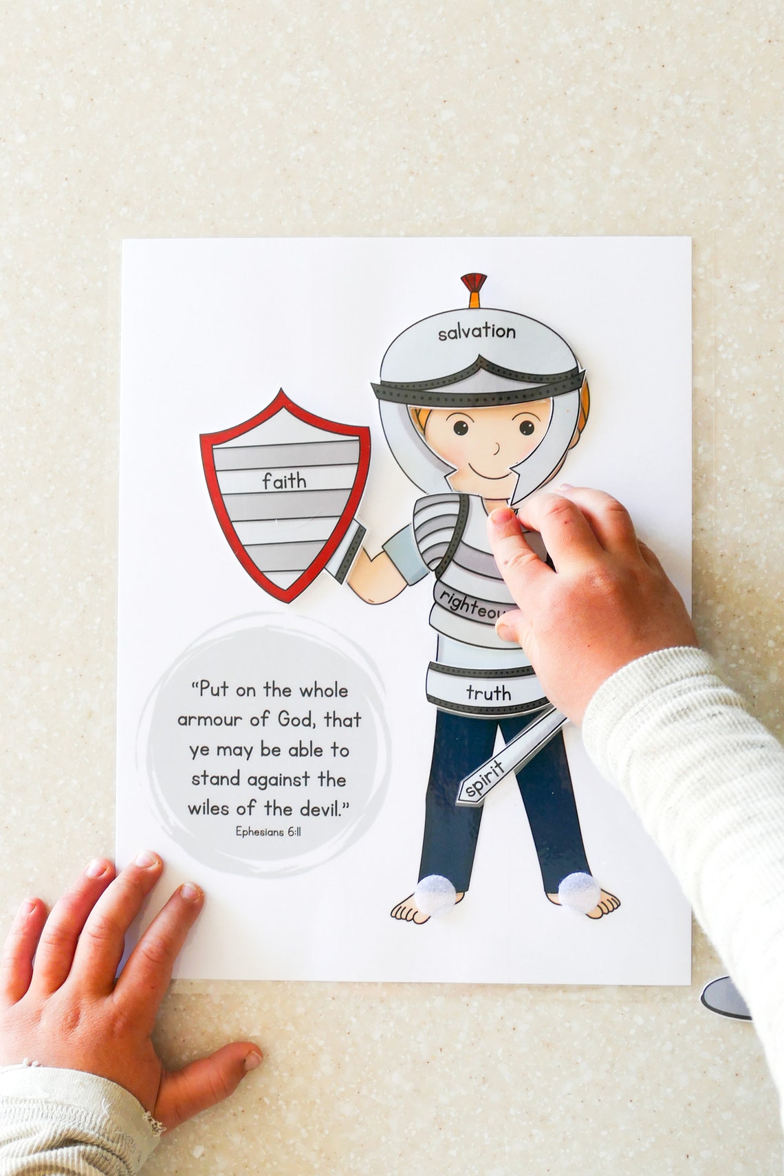 Armour of God Activity Busy Book Bible Study Sunday School Church Bible ...