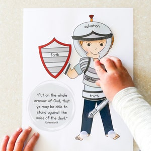 Armour of God Activity | Busy Book | Bible Study | Sunday School Church ...