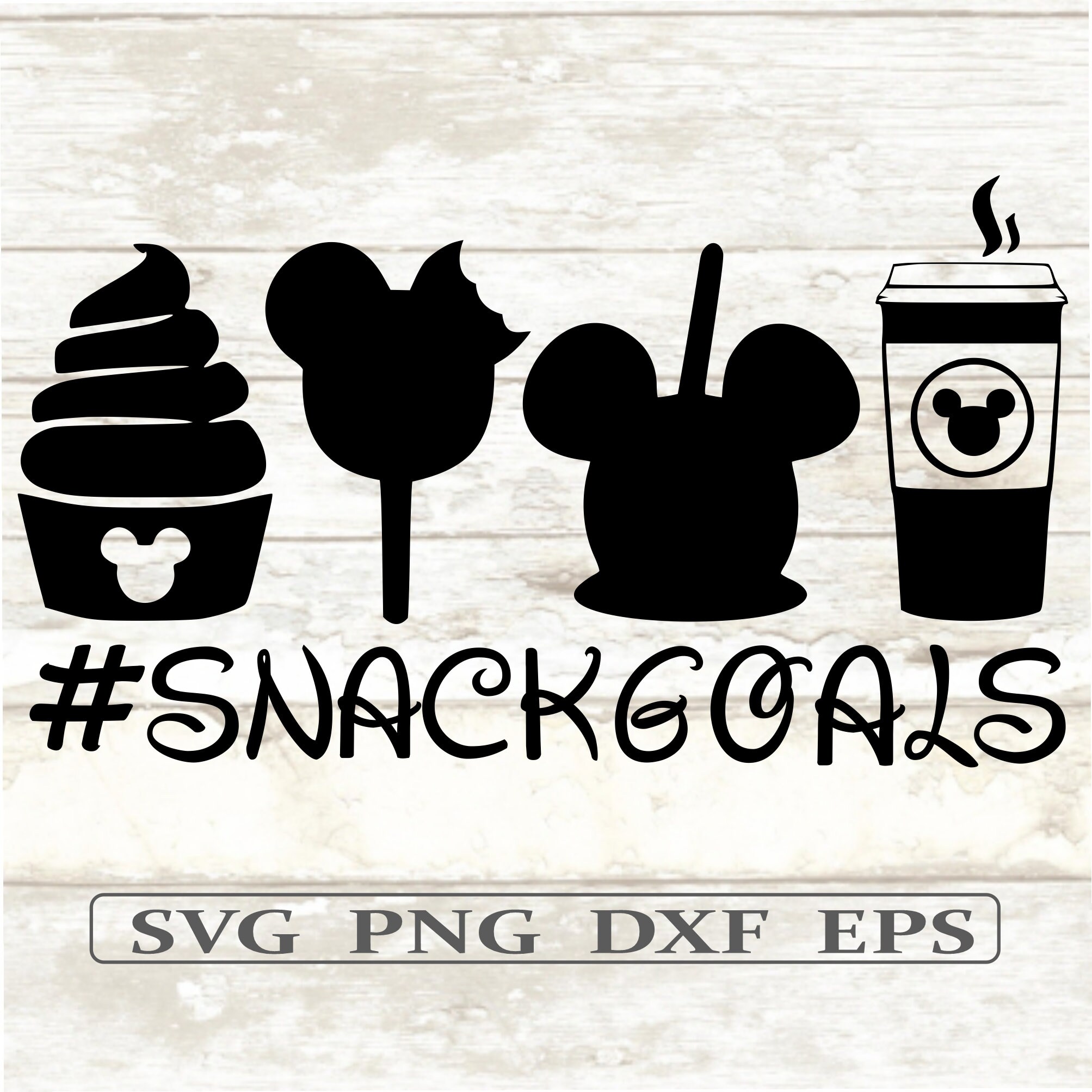 Disneysvg Snack Goals Svg, Disneyland SVG, Snack Goals Svg Png, - Etsy