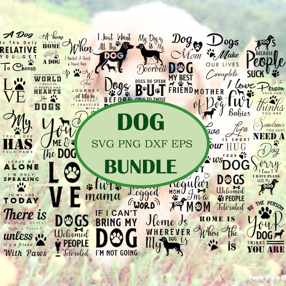 30 SVG Instant Download Dog Bundle for Cricut or Silhouette | Etsy