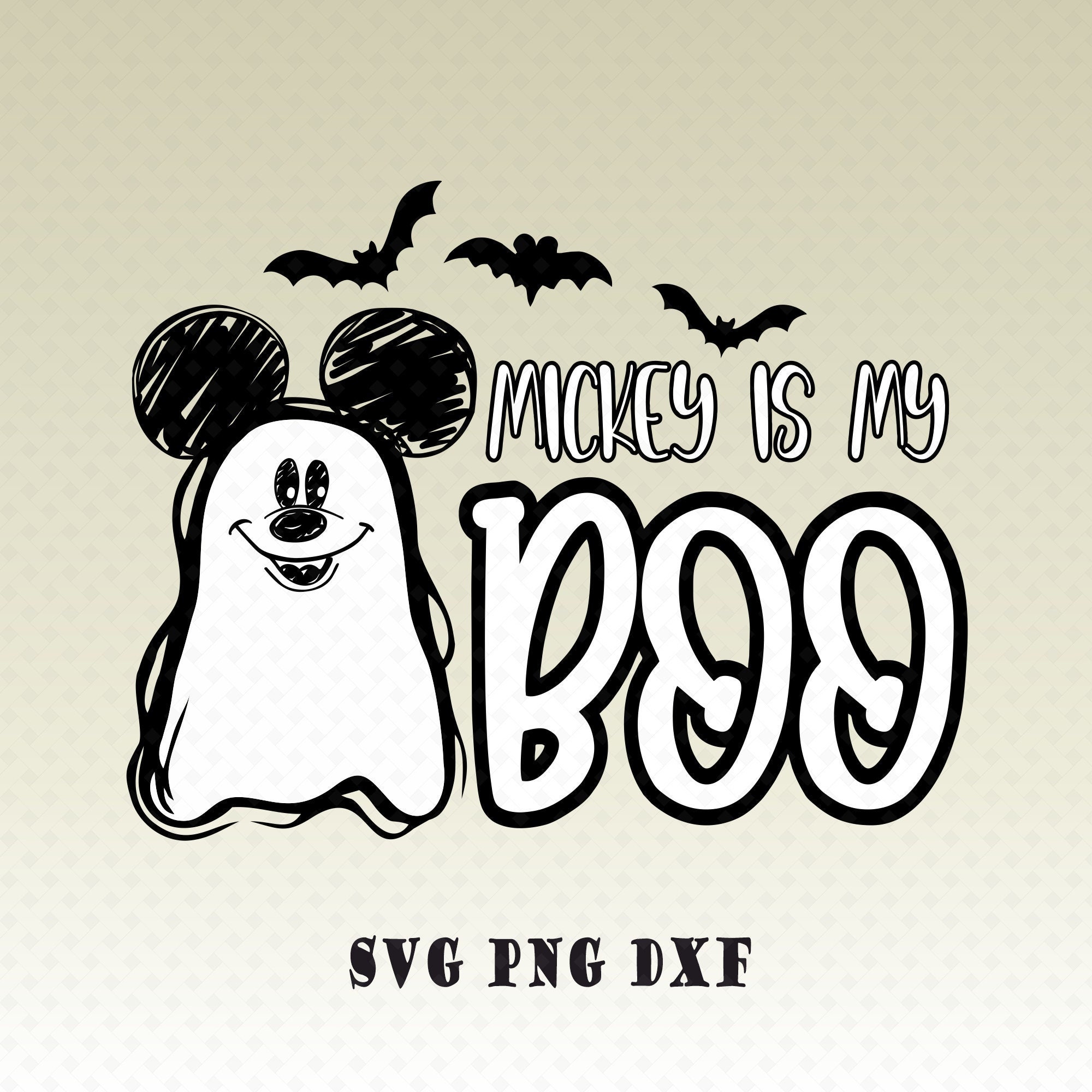 Mickey is My Boo SVG Mickeymouse Halloween Sublimation Ghost Mickey Png ...