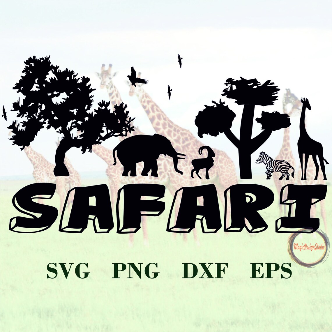 Safari Svg, Safari Mode Svg, Animal Kingdom Svg, Animal Svg, Adventure ...