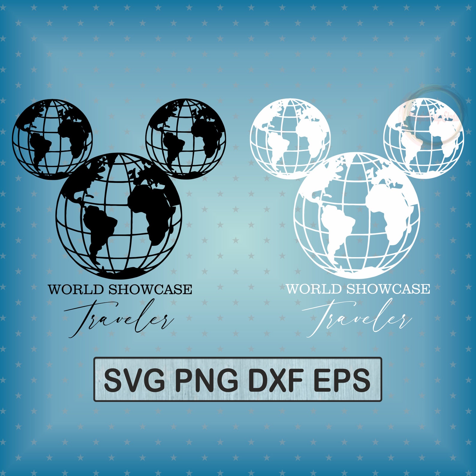 Epcot World Showcase SVG Png Dxf Eps: Traveler Design (digital Download ...