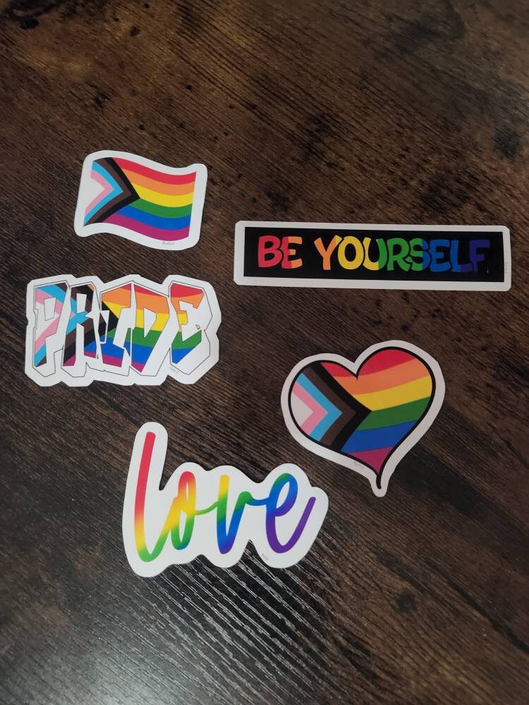 Pride Sticker Set by Anteestudios 5 Pack of Stickers Decorative ...
