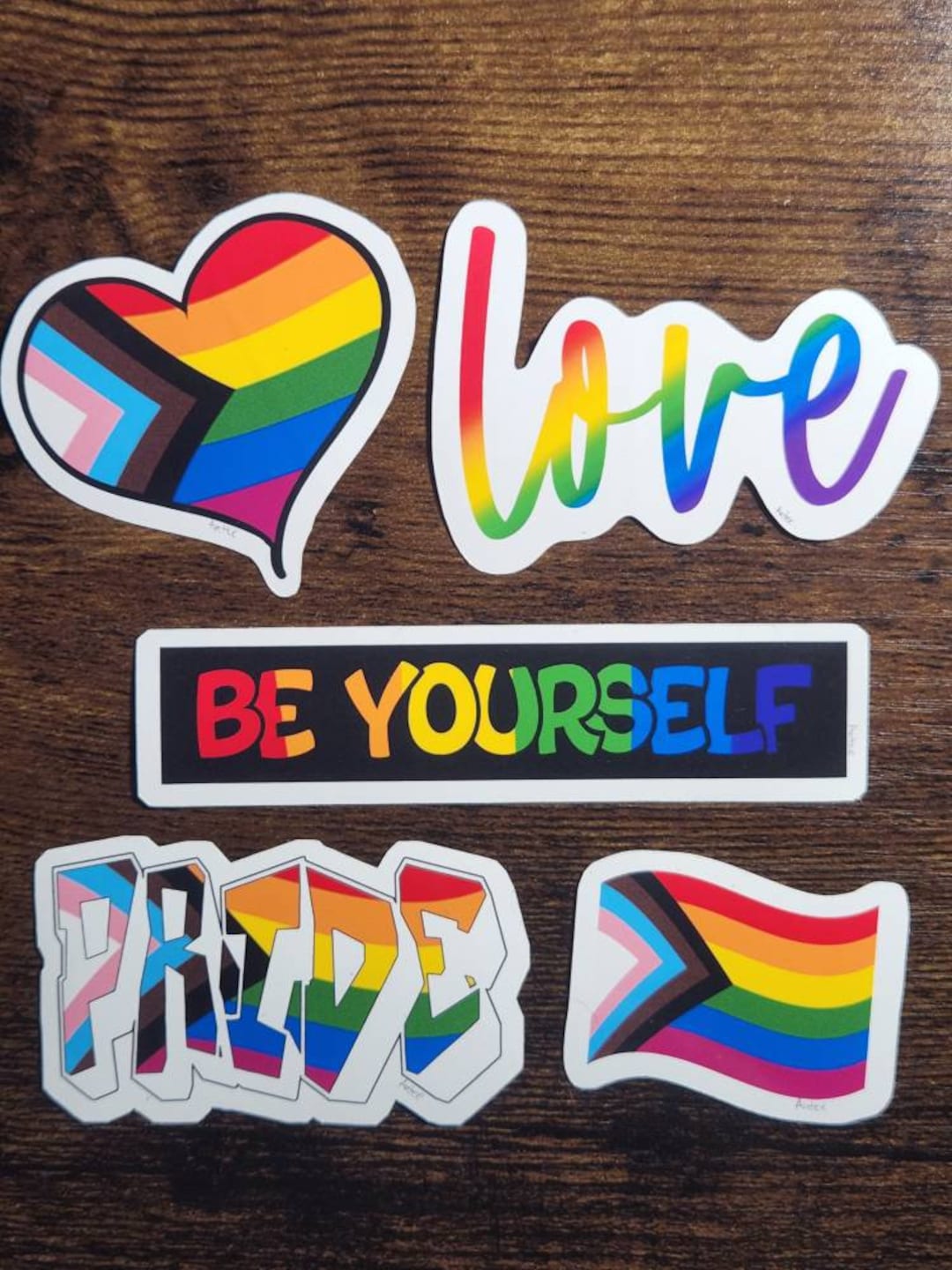 Pride Sticker Set by Anteestudios 5 Pack of Stickers Decorative ...