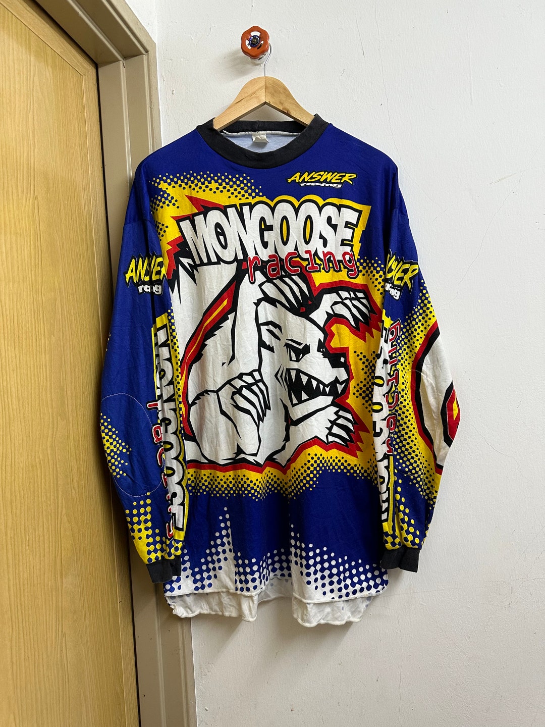 Vintage Mongoose BMX Racing HTF Fox LS Jerseys - Etsy