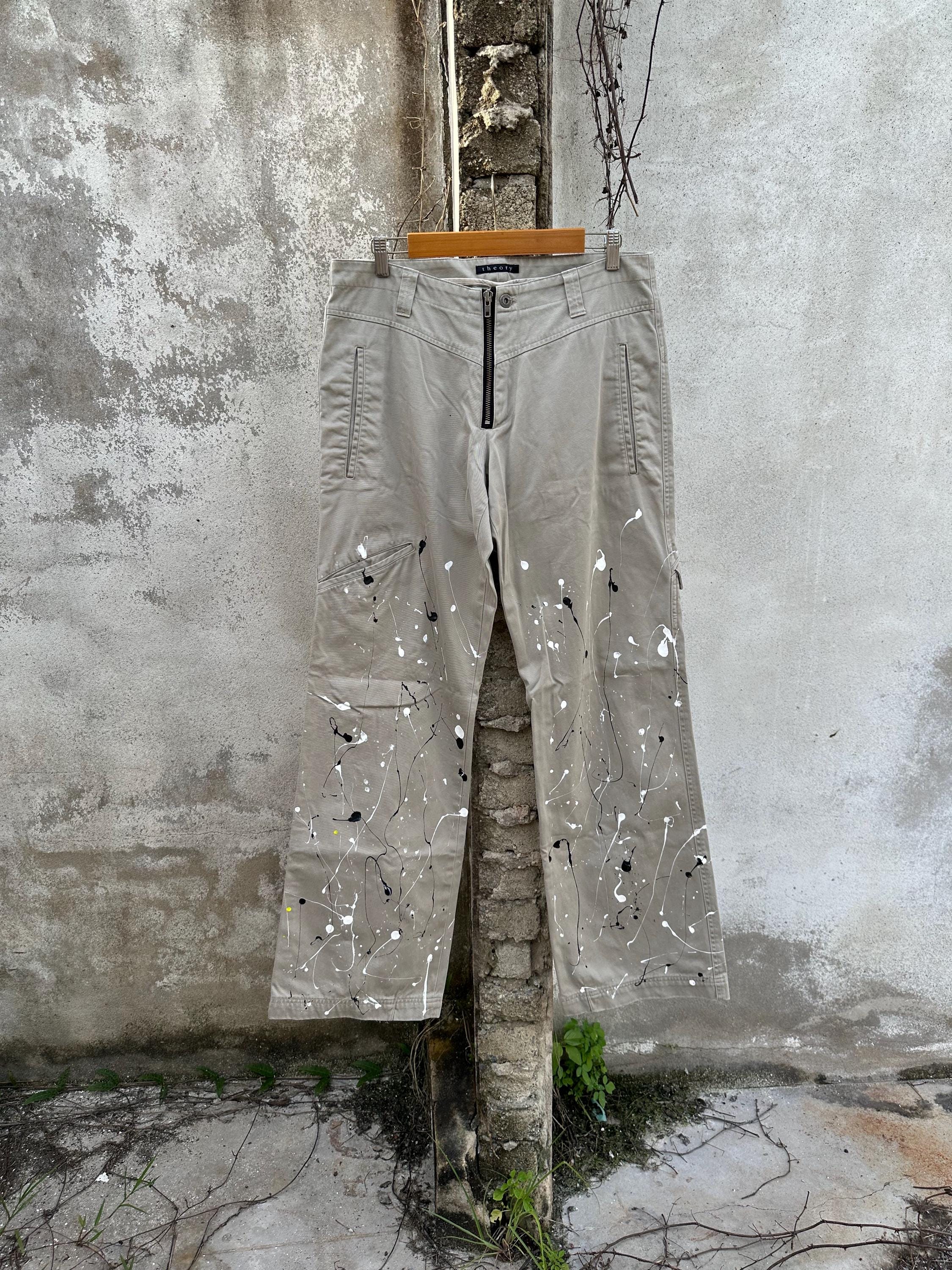 Authentic Theory Carpenter Splatter Paint Pants - Etsy