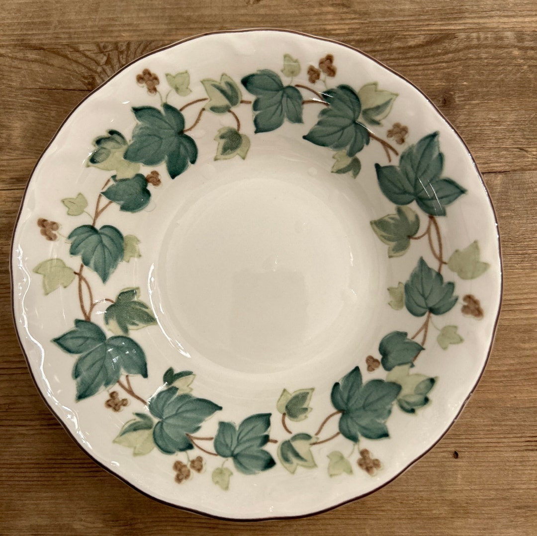 Nikko Casual Living Fine China Tableware GREENWOOD IVY 6-1/4" Coupe ...