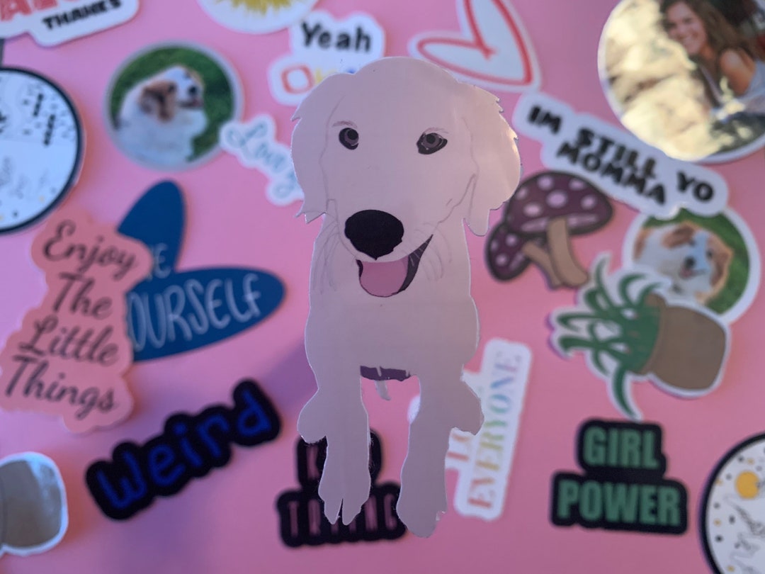 Custom Color Block Sticker - Etsy