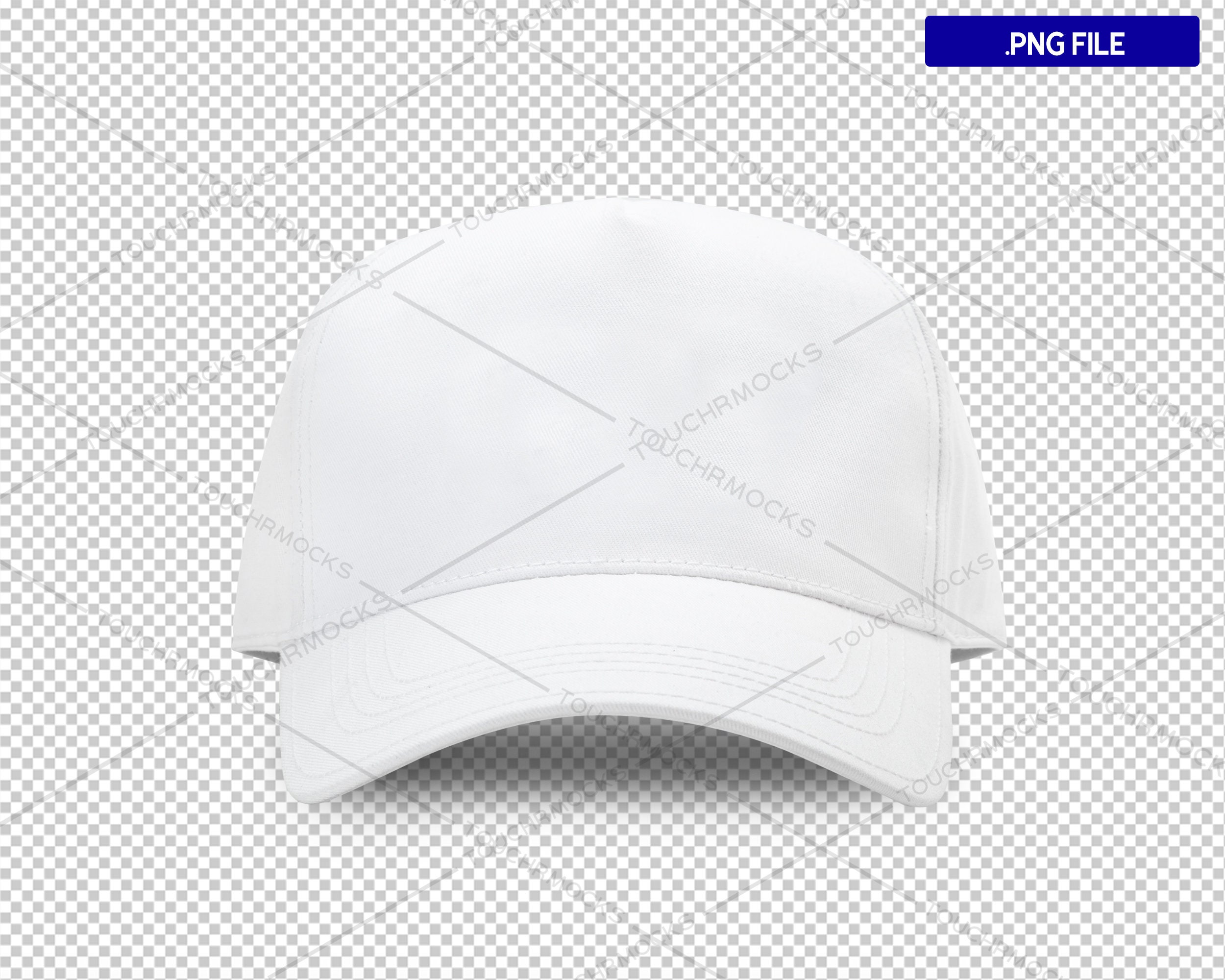 White Baseball Cap Mockup, Trucker Hat | PNG and PSD Files | Add Your ...