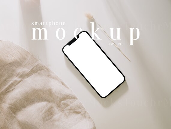 Iphone Mockup Digital Invitation Mockup Iphone Screen | Etsy