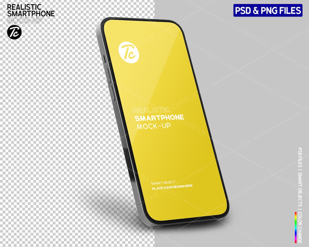 Smartphone Mockup: Digital Invitation Template (PSD & PNG) - Etsy