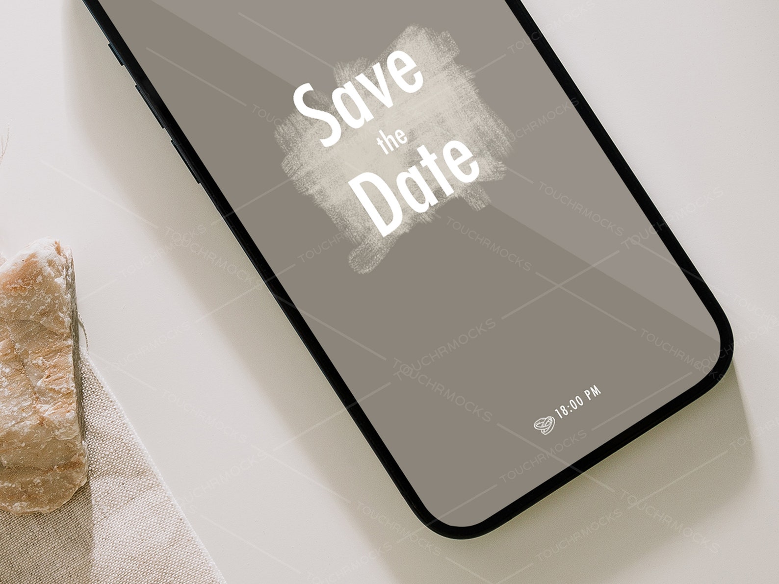 IPhone Mockup, Digital Invitation Card Mockup, iPhone Screen Mockup ...