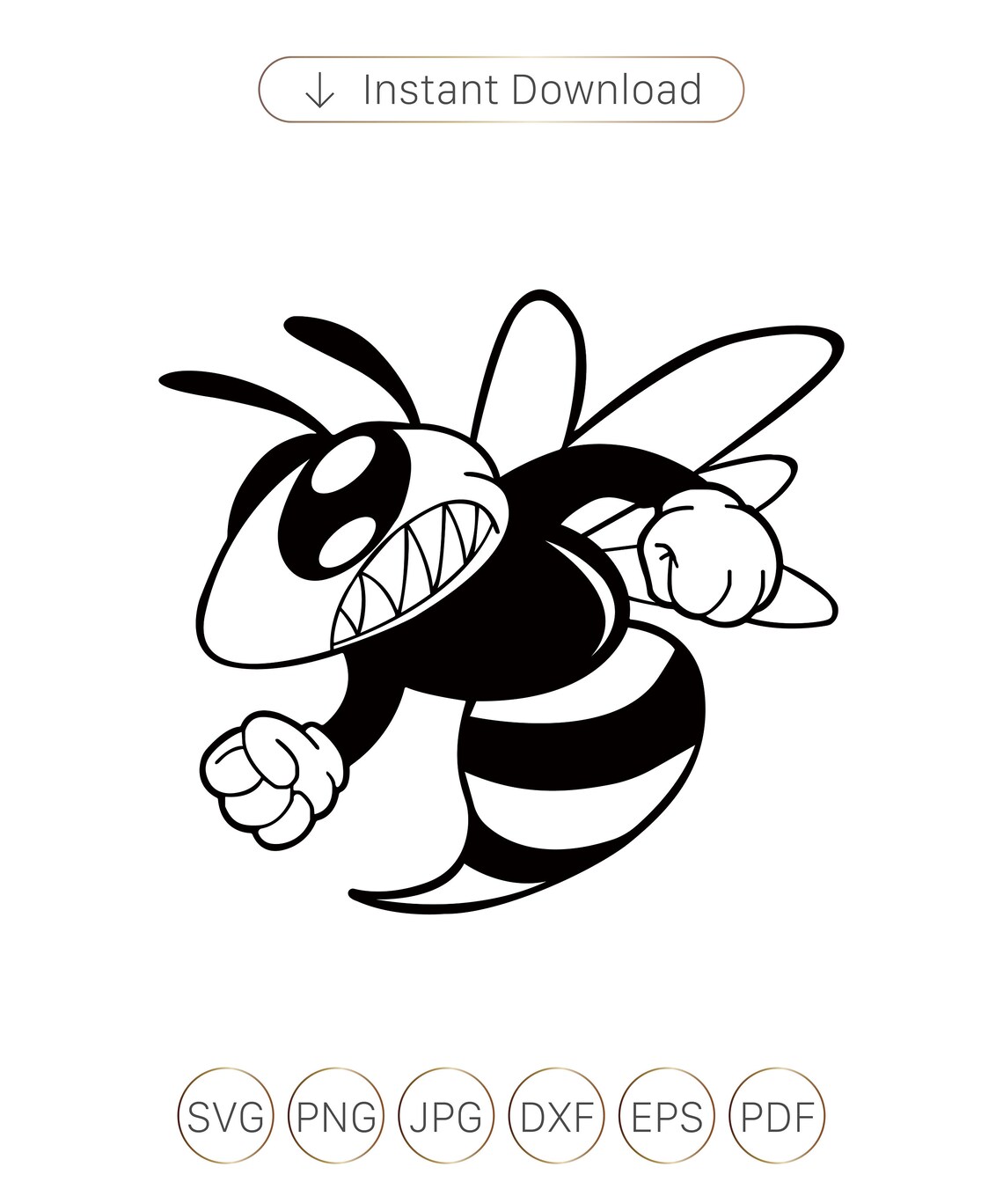 Hornet Svg,mascot Svg,hornet Cricut,hornet Clipart,mascot Cricut,hornet ...