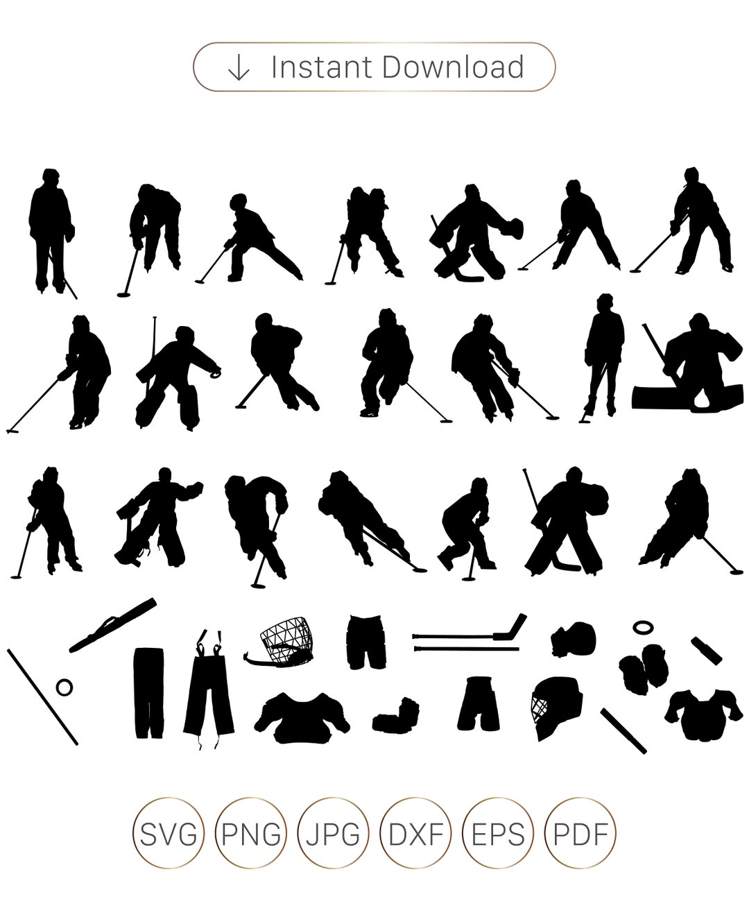 Ringette SVG, Ringette Silhouette SVG, Ringette Player SVG, Ringette ...