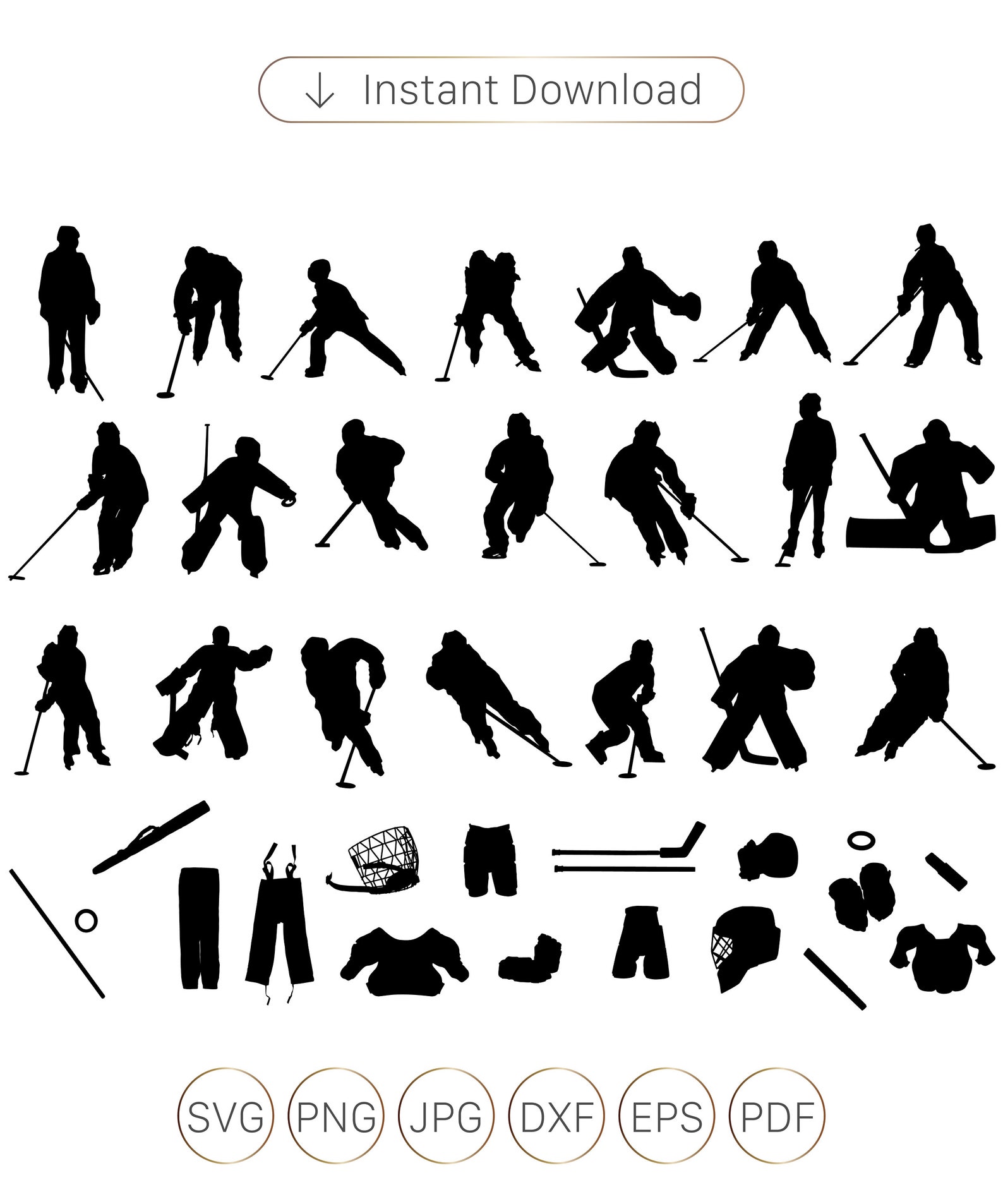 Ringette SVG, Ringette Silhouette SVG, Ringette Player SVG, Ringette ...