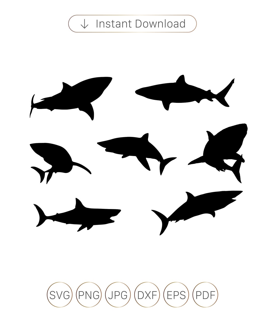 Shark Fishing Svg,shark Fish Svg,shark Svg,hunting Shark, Shark Clipart ...