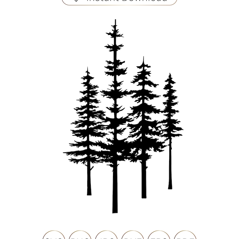 Aspen Tree Svg - Etsy