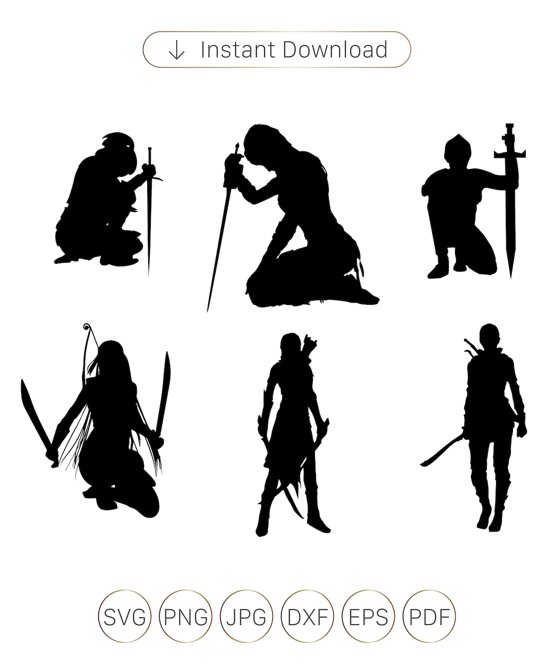 Woman Warrior Svg,female Warrior Svg, Woman Warrior EPS, Woman Warrior ...
