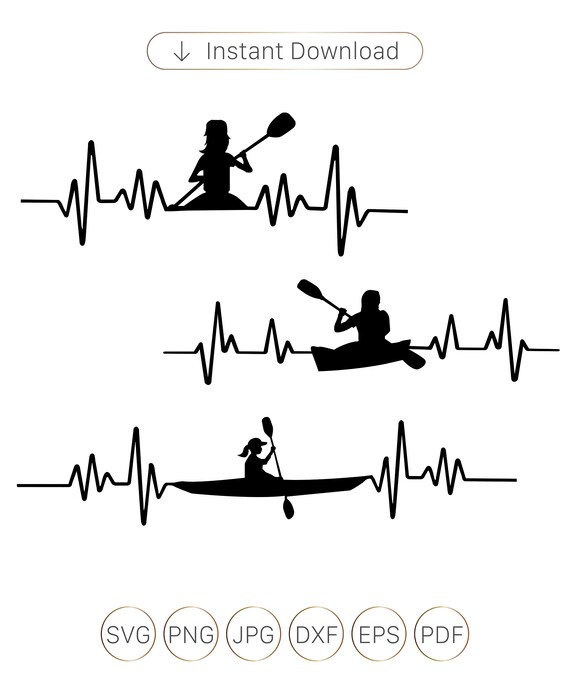 Kayak SVG Kayak Heartbeat SVG Kayak Logo SVG Kayak Girl - Etsy Ireland