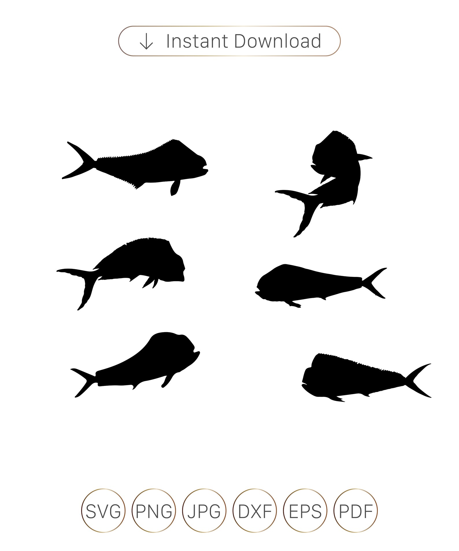 Mahi Mahi Fishing Svg Fishing Svg Mahi Mahi Fish Svg Mahi - Etsy