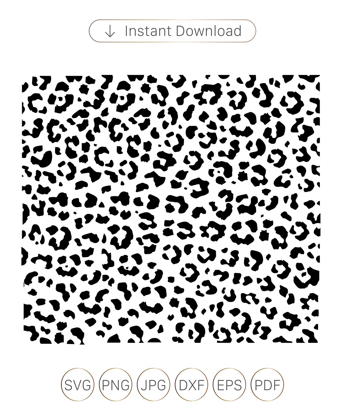 Leopard Svg leopard Print Svg Leopard Print Pattern Svg - Etsy