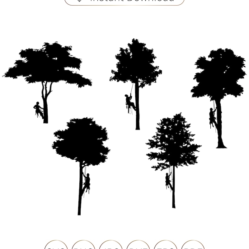 Tree Service Clipart - Etsy