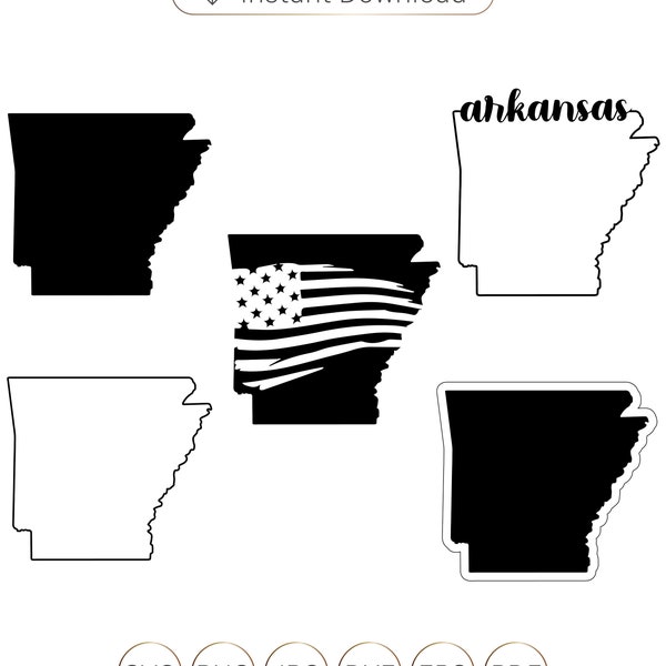 Arkansas Svg - Etsy