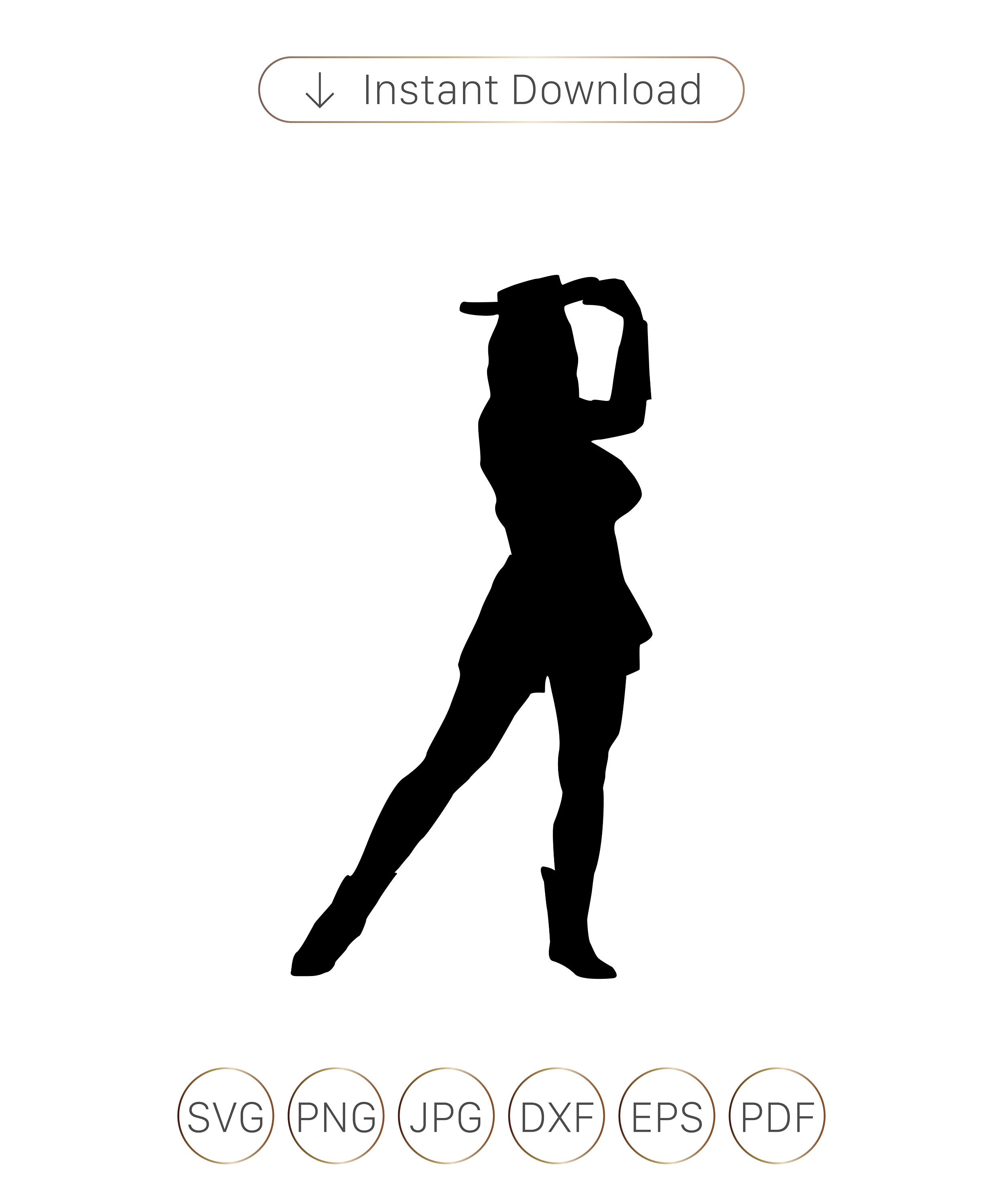 Drill Dance Team Silhouettes Svg,png,eps,dxf, Drill Dance Team SVG ...