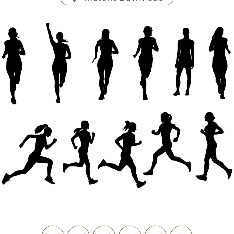 Running Svg - Etsy