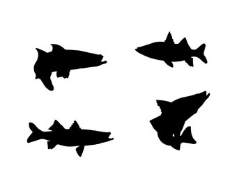 Fish Snook Svg - Etsy