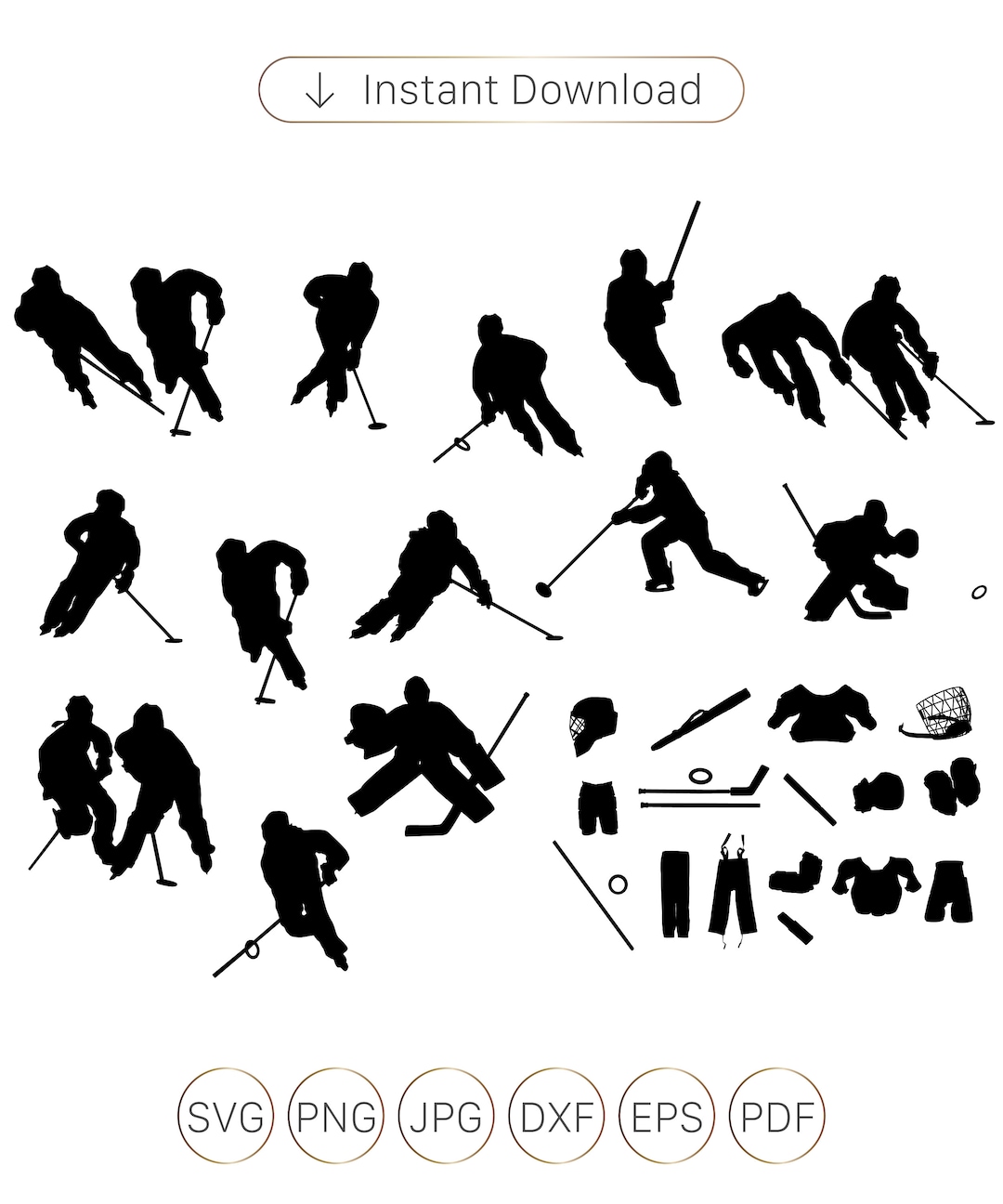 Ringette SVG, Ringette Silhouette SVG, Ringette Player SVG, Ringette ...