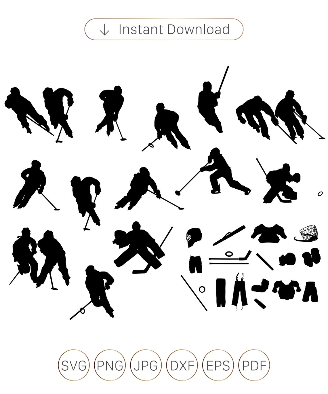 Ringette SVG, Ringette Silhouette SVG, Ringette Player SVG, Ringette ...