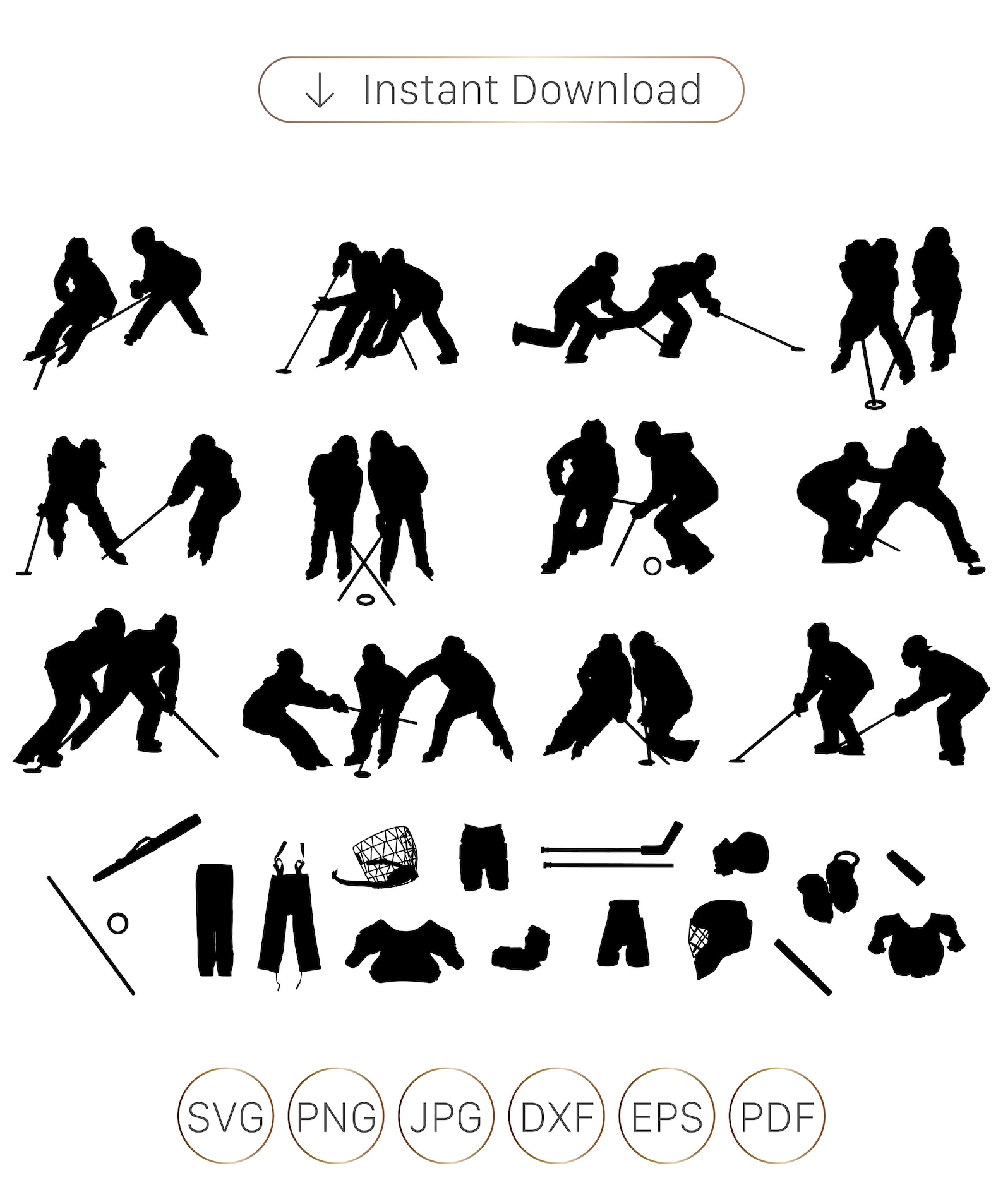 Ringette SVG, Ringette Silhouette SVG, Ringette Player SVG, Ringette ...