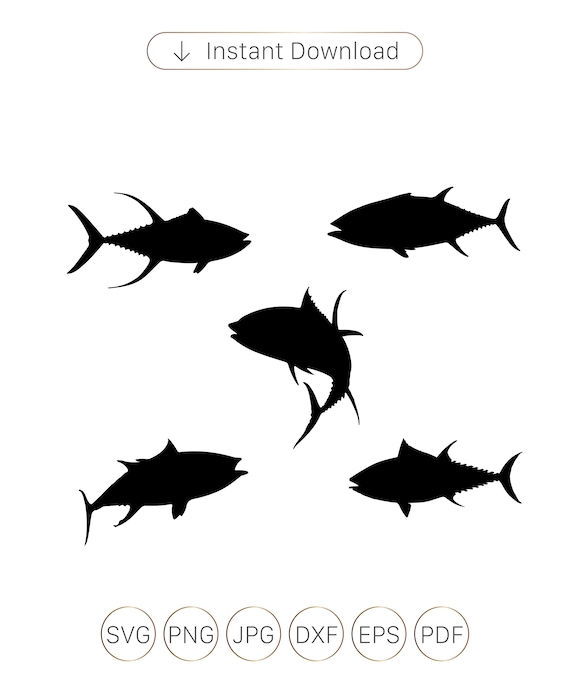 Tuna Fishing Svg Fishing Svg Tuna Fish Svg Tuna Clipart | Etsy