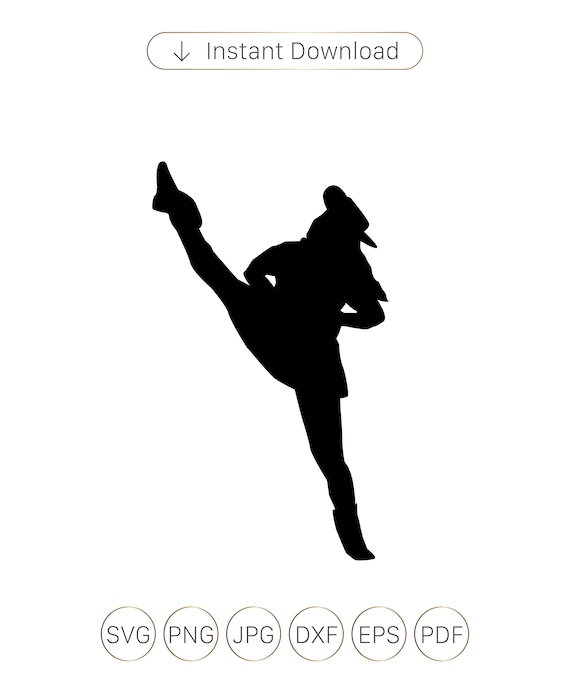 Dance Needle Silhouette