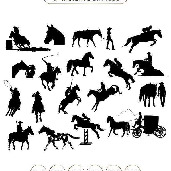 Horse Svg Bundle - Etsy