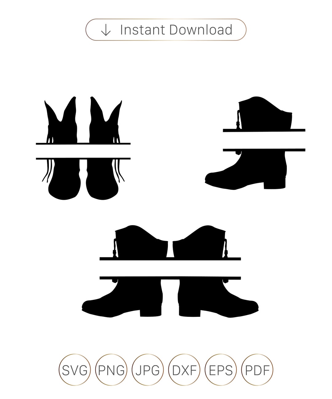 Drill Team Boot SVG, Drill Team Boot Silhouettes, Drill Team Majorette ...