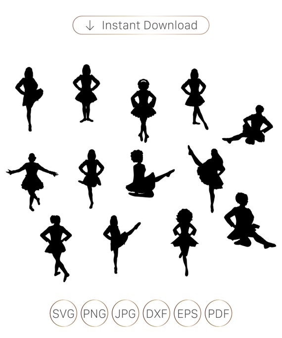 Irish Step Dancers Clipart Irish Dance Shoes Print Art Print Art At