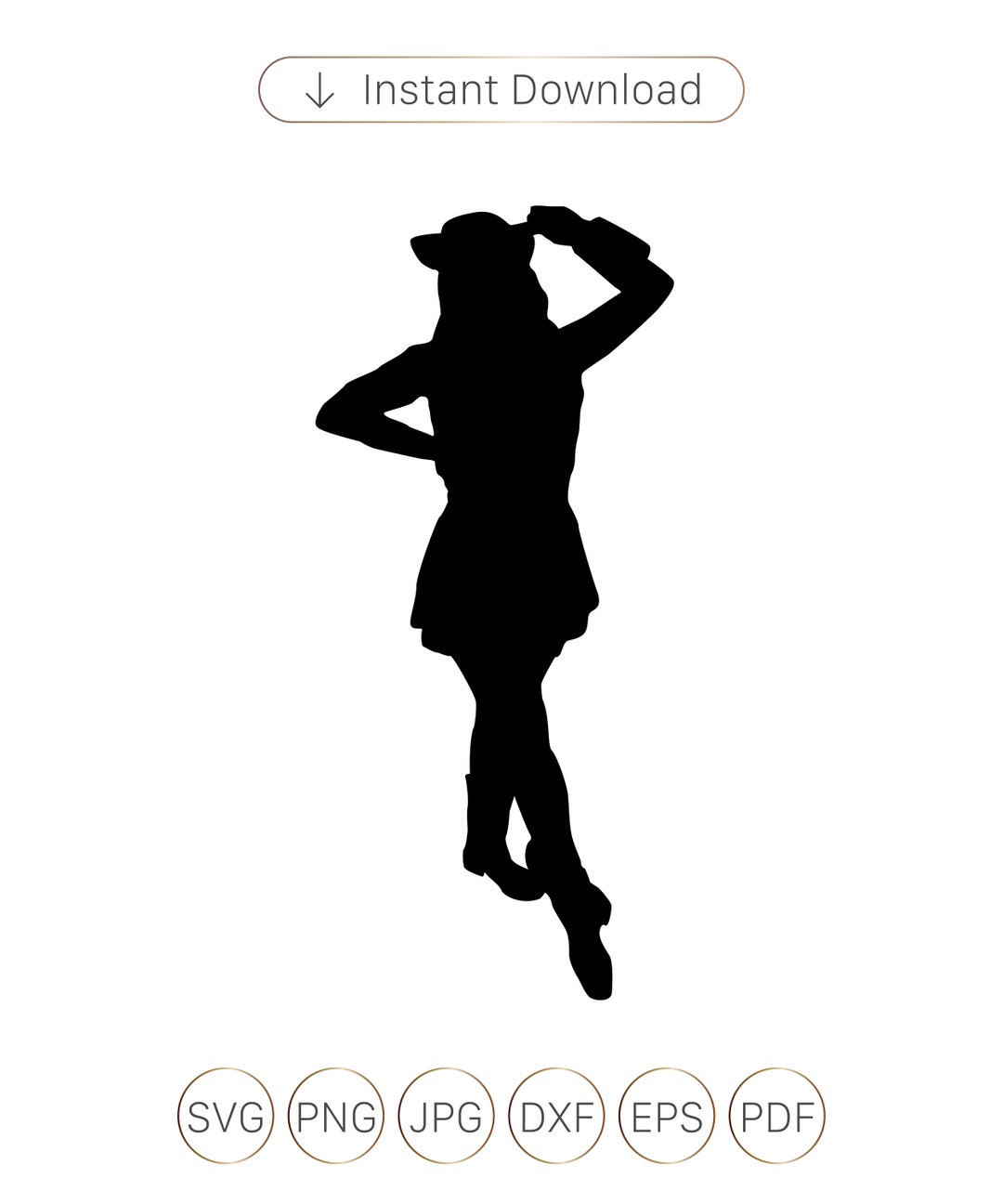 Drill Dance Team Silhouettes Svg,png,eps,dxf, Drill Dance Team SVG ...