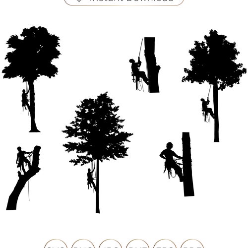 Tree Services SVG Tree Arborist SVG Tree Trimming SVG Tree - Etsy