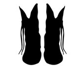 Drill Team Boot SVG Drill Team Boot Silhouettes Drill Team - Etsy