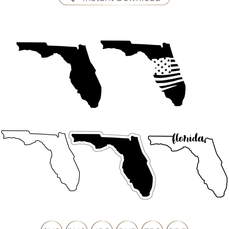Florida State Svg - Etsy