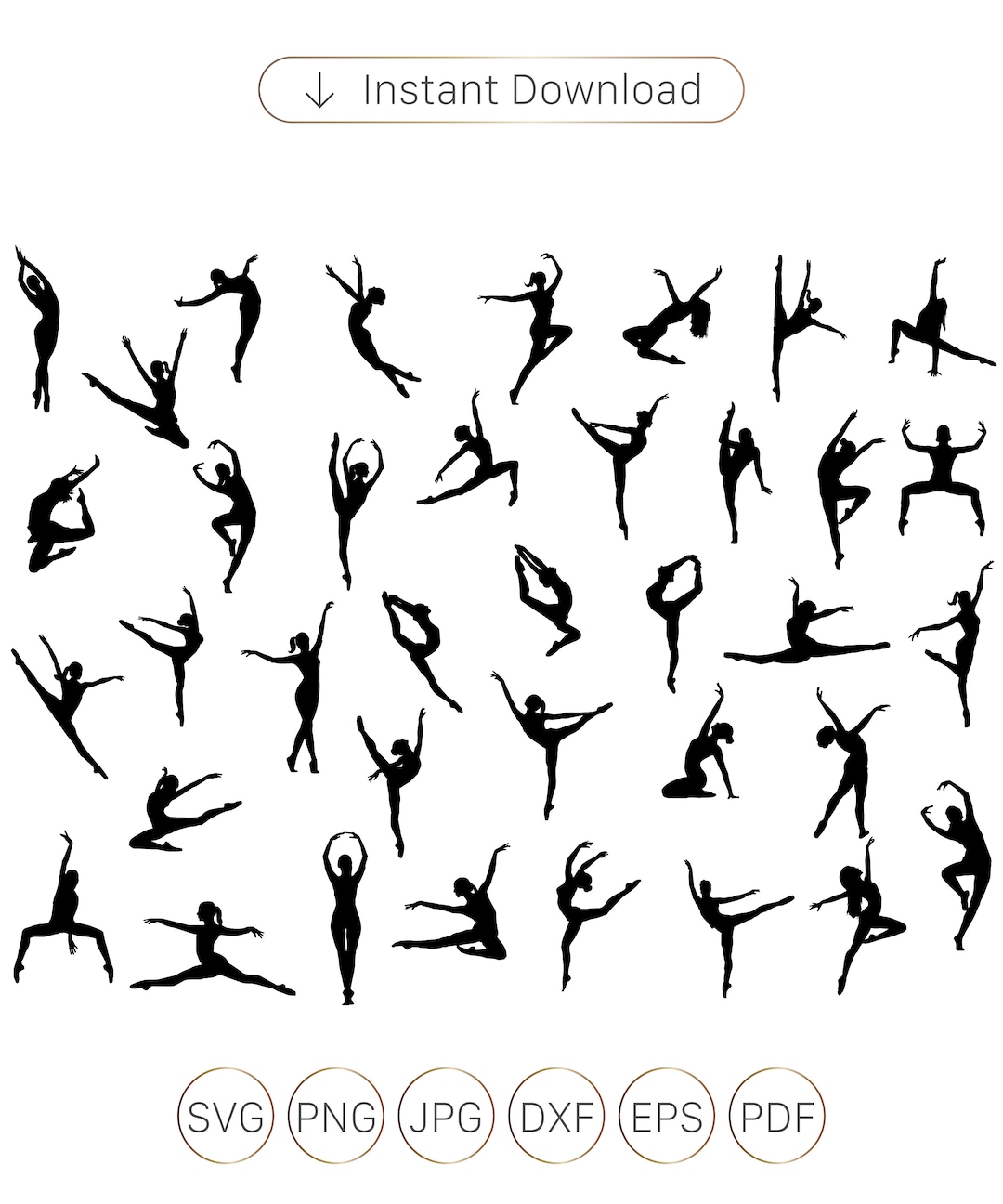 Dance Svg Dance Silhouettedancer Svg Dancer Silhouettes Dance Team Svg Dance Design Svg