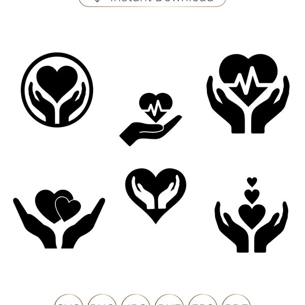 Heart and Hand - Etsy