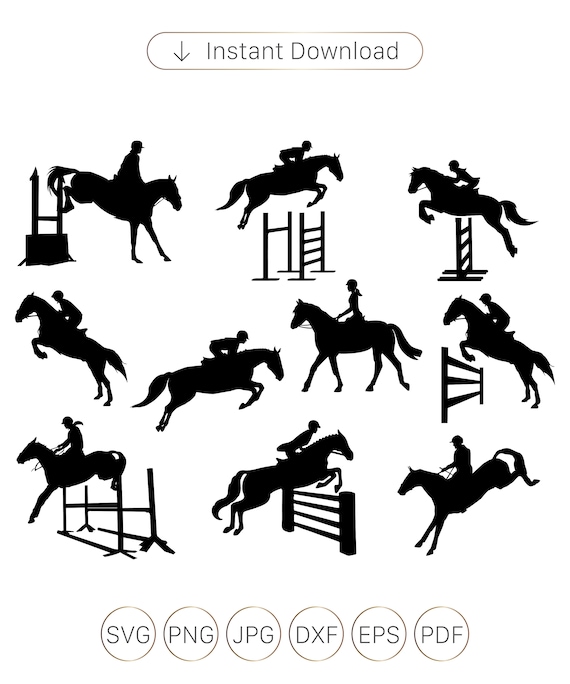 Equestrian Svg Show Jumping Svg Stadium Jumping Jumper Svg - Etsy UK